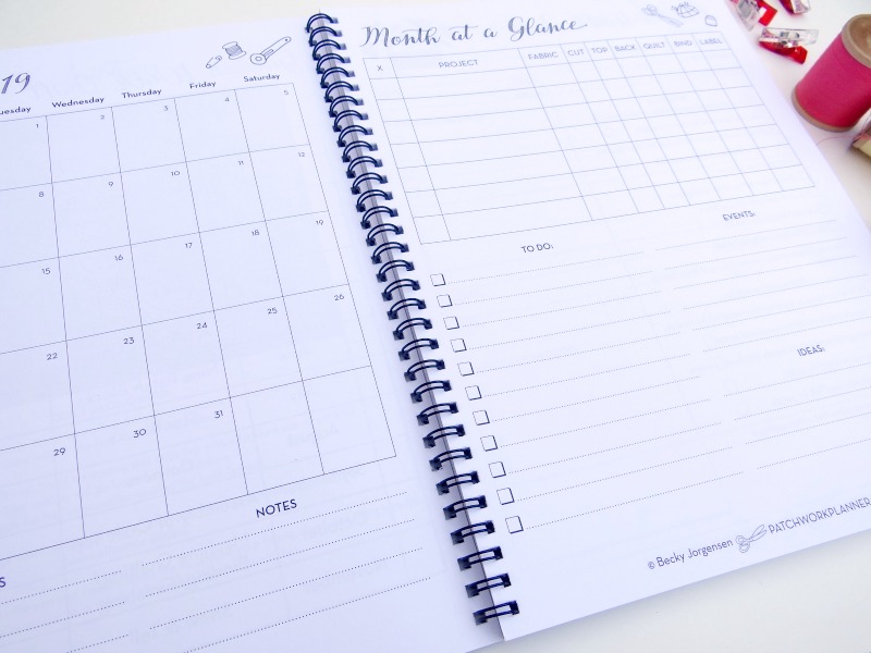 Patchwork Planner & Journal